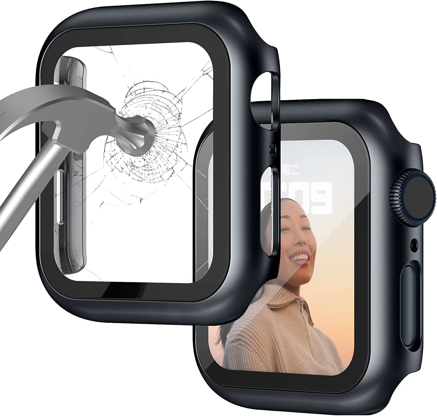 Apple Watch Case for Apple Watch Series 8 Series 7 41mm with Built-in ...