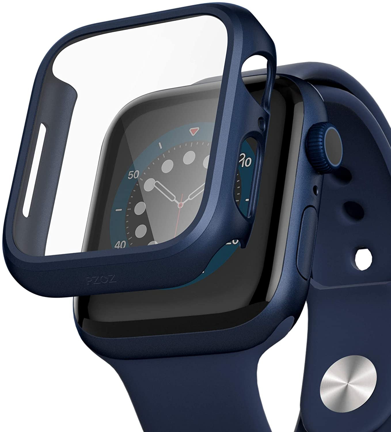 Entronix Apple Watch Case 40mm, Series SE, 6, 5, 4, with Tempered Glass ...