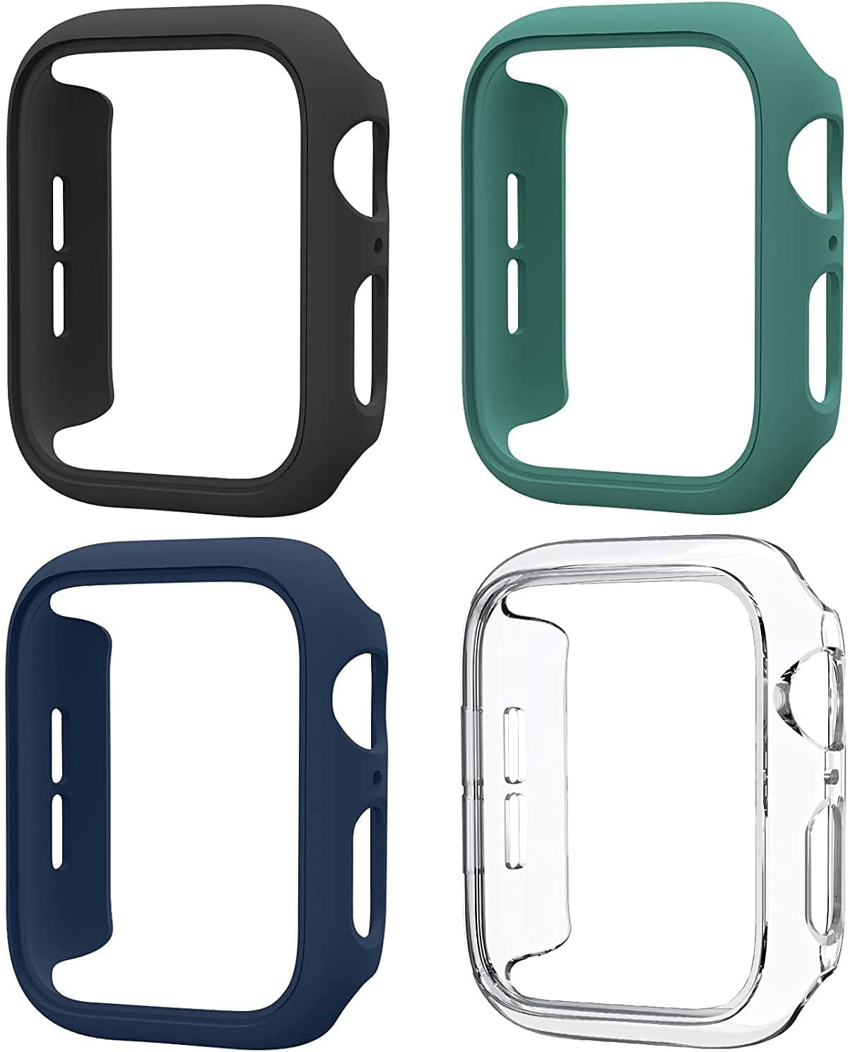 Apple Watch Case, Slim Bumper Design Polycarbonate Cover for 44mm ...
