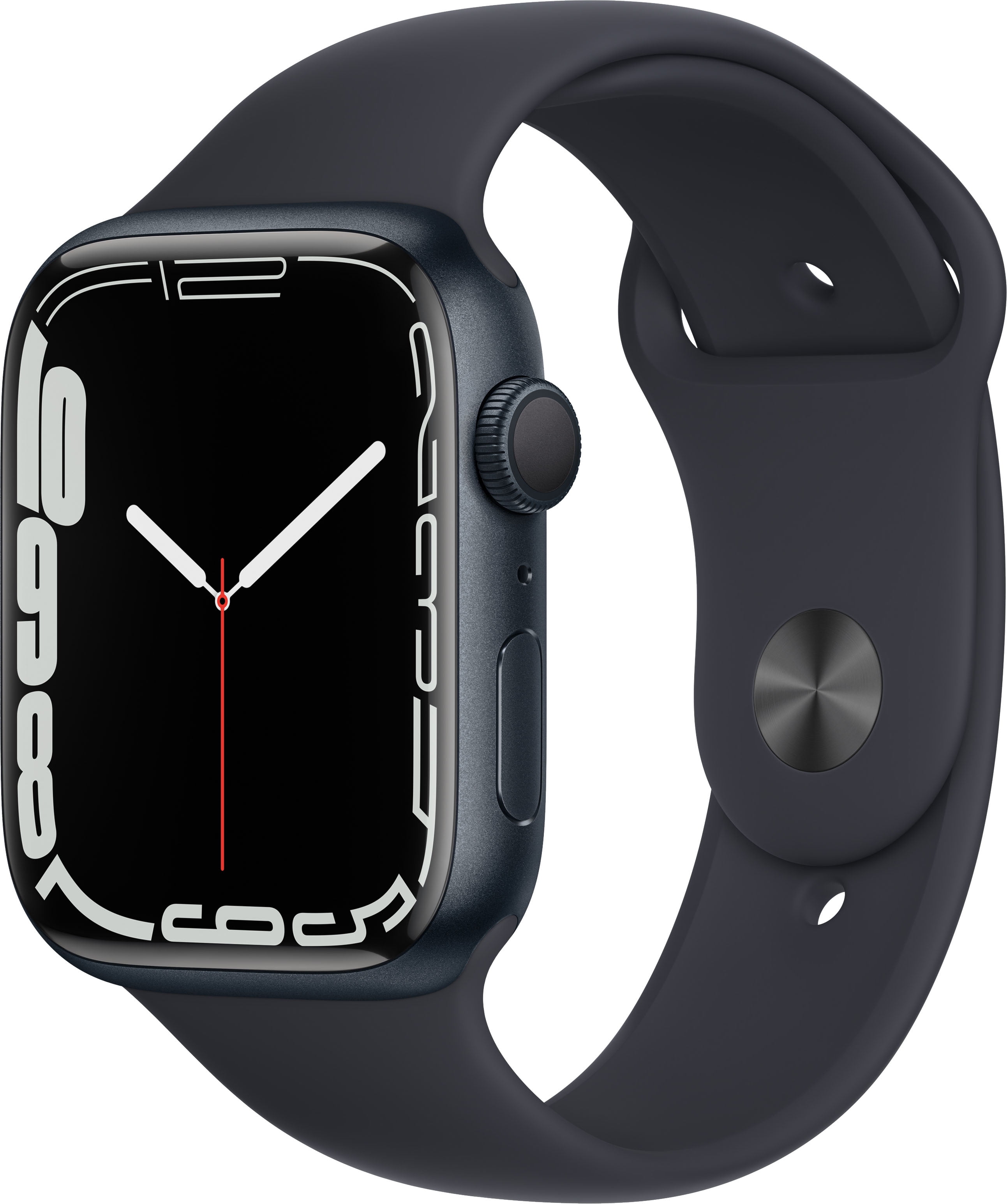 Apple Watch Gen 7 Series 7 45mm Midnight Aluminum - Midnight Sport Band ...