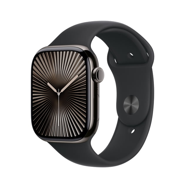 Apple Watch Series 10 GPS + Cellular 46mm Slate Titanium Case with ...