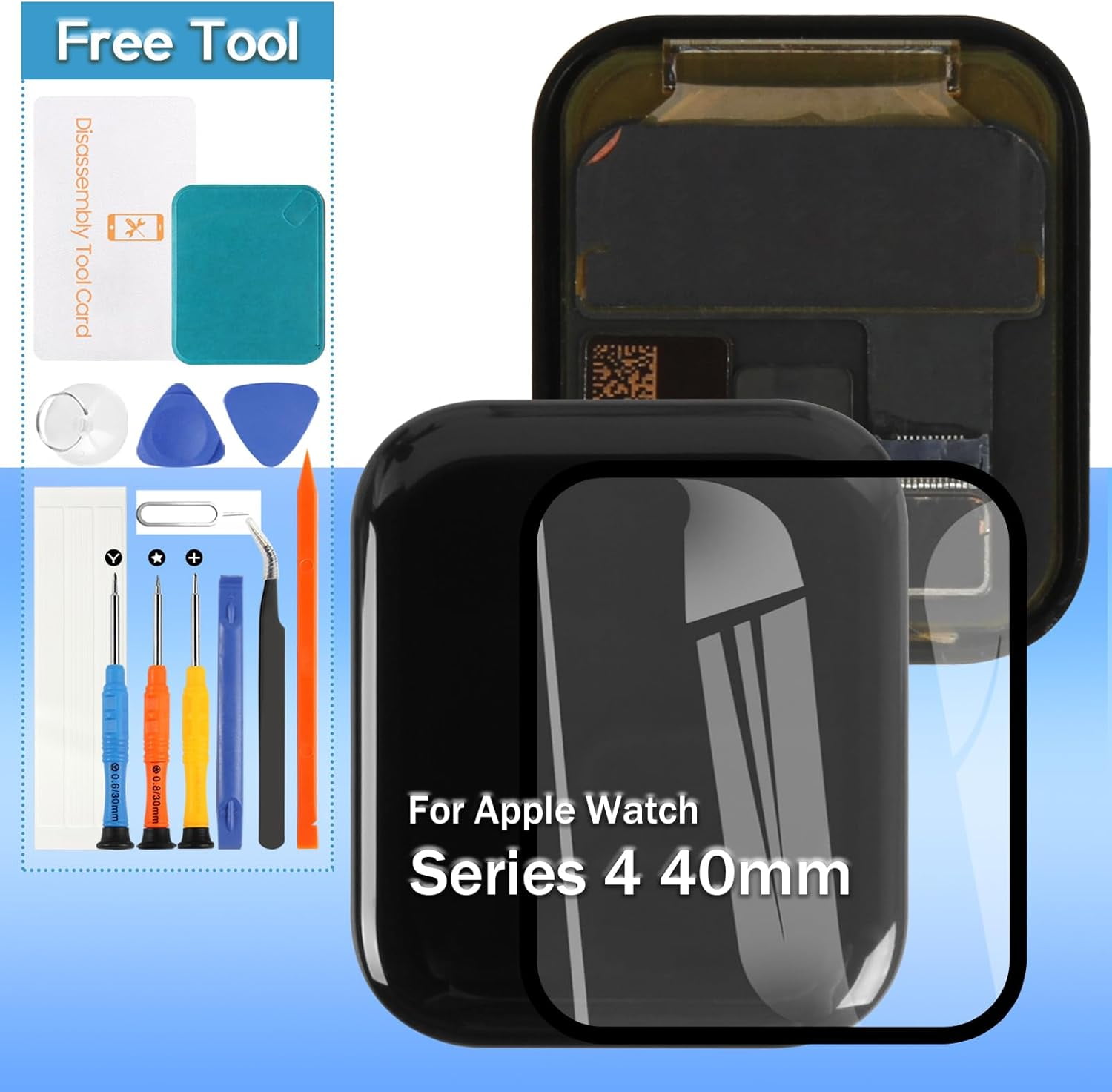 for Apple Watch Series 4 40mm Screen Replacement A1975 A2007 (GPS ...