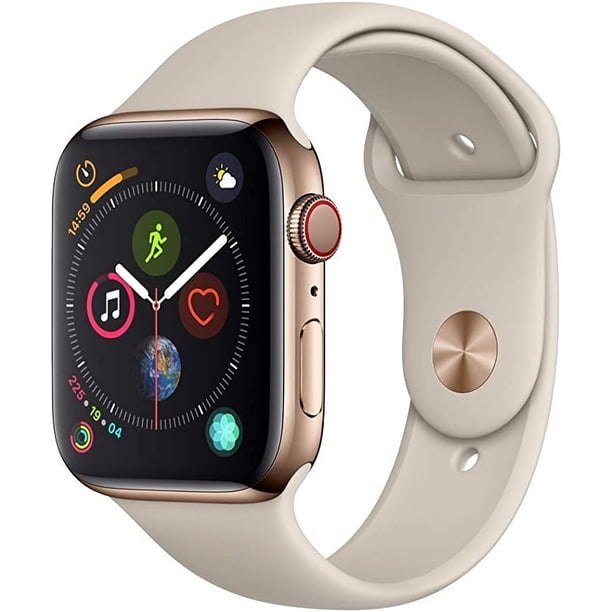Apple Watch Series 4 44mm 4G Gold Stainless Steel Case w/ StoneSport ...