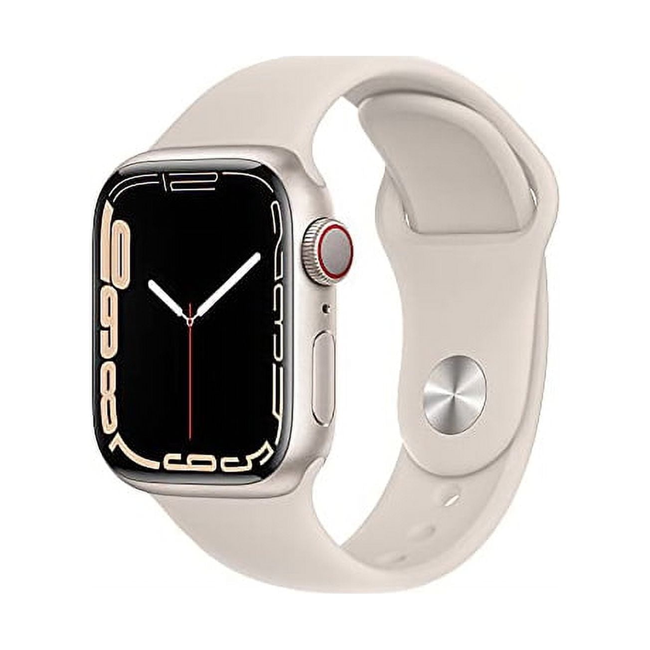Pre-Owned Apple Watch Series 7 41mm GPS + Cellular Starlight Aluminum ...