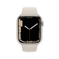 Apple Watch Series 7 GPS, 45mm Starlight Aluminum Case, Starlight Sport ...