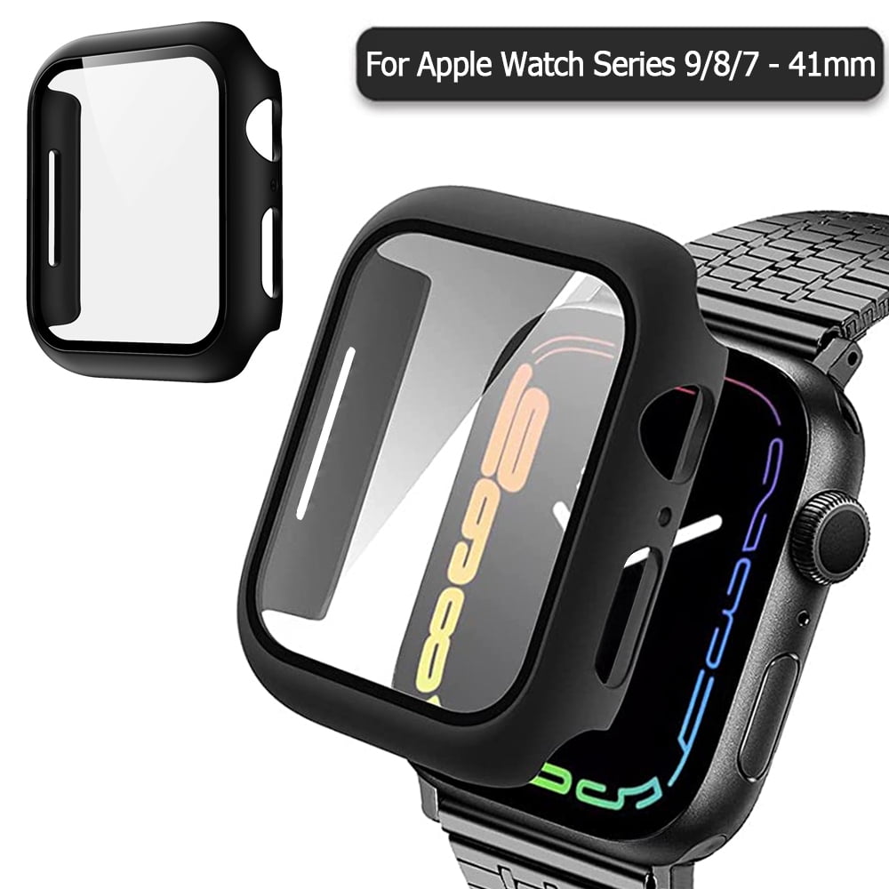 For Apple Watch Series 9 Case 45mm & Series 7 8 41mm, IC ICLOVER Full ...