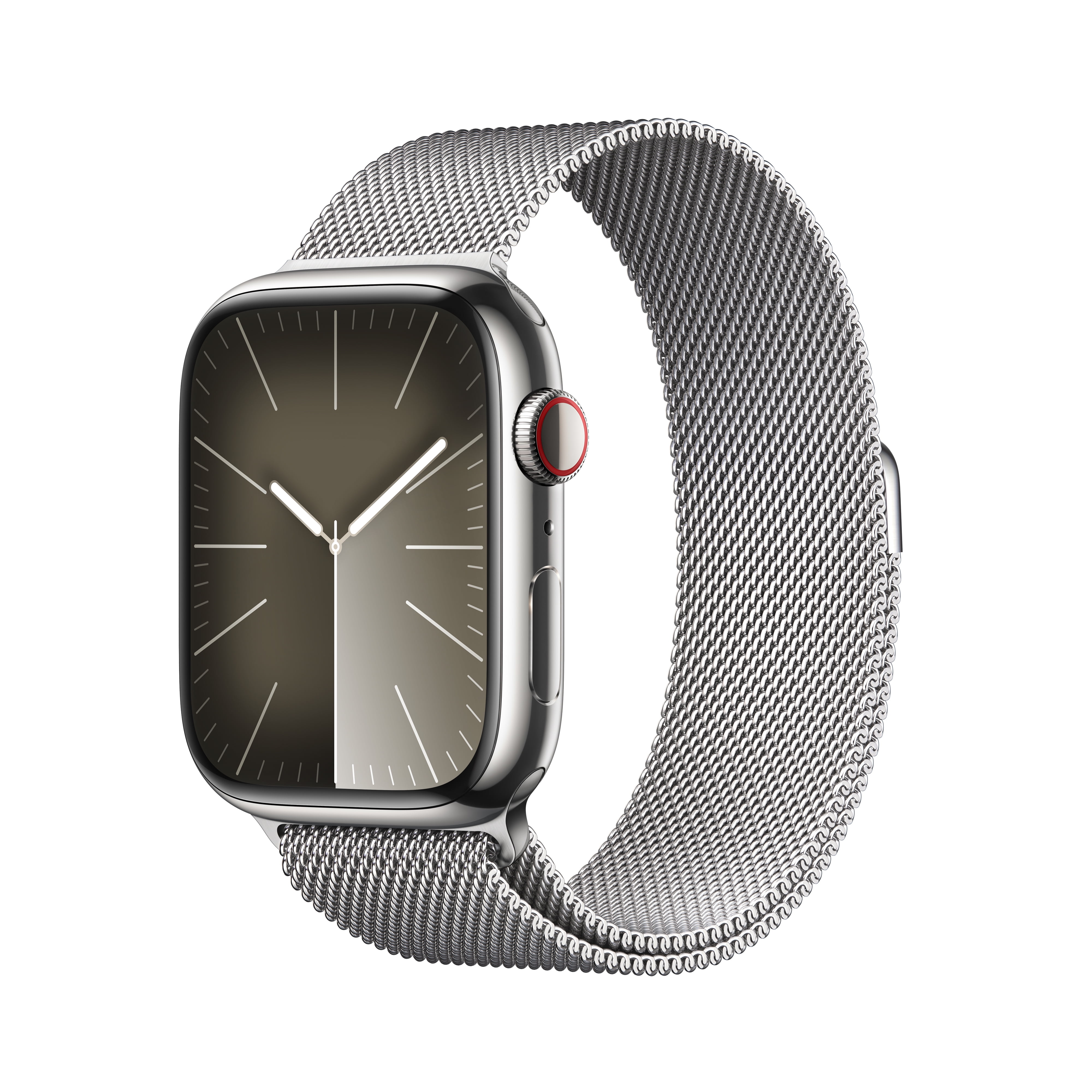 Apple Watch Series 9, GPS + Cellular, 45mm Silver Stainless Steel Case ... Apple Watch Series 9, GPS + Cellular, 45mm Silver Stainless Steel Case ...