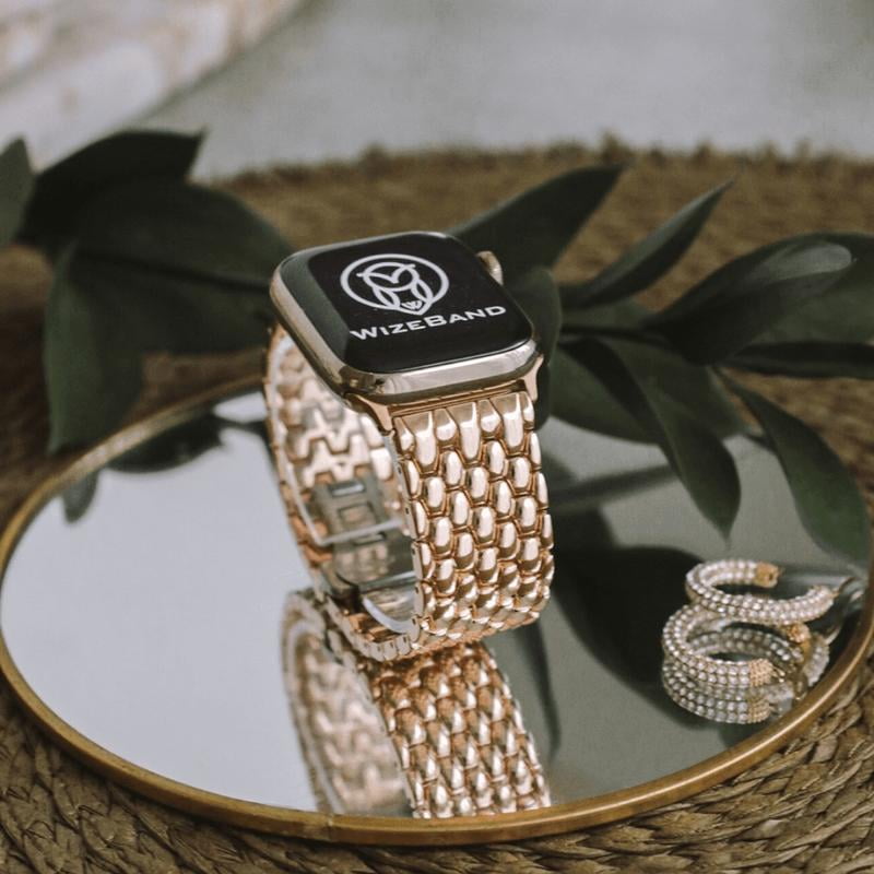 Apple Watch Stainless Strap for Luxury Butterfly Wearable Devices ...
