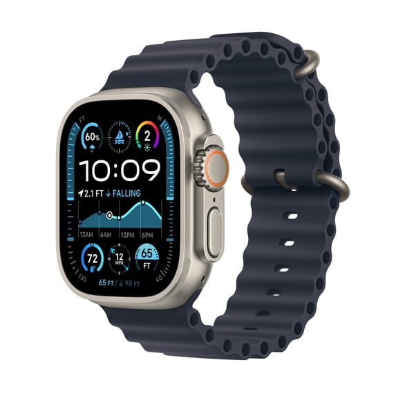 Pre-Owned Apple Watch Ultra 2 GPS + Cellular 49mm Natural Titanium Case ...