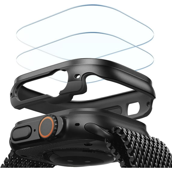 for Apple Watch Ultra 3 /Ultra 2 /Ultra Case with Screen Protector 49mm ...