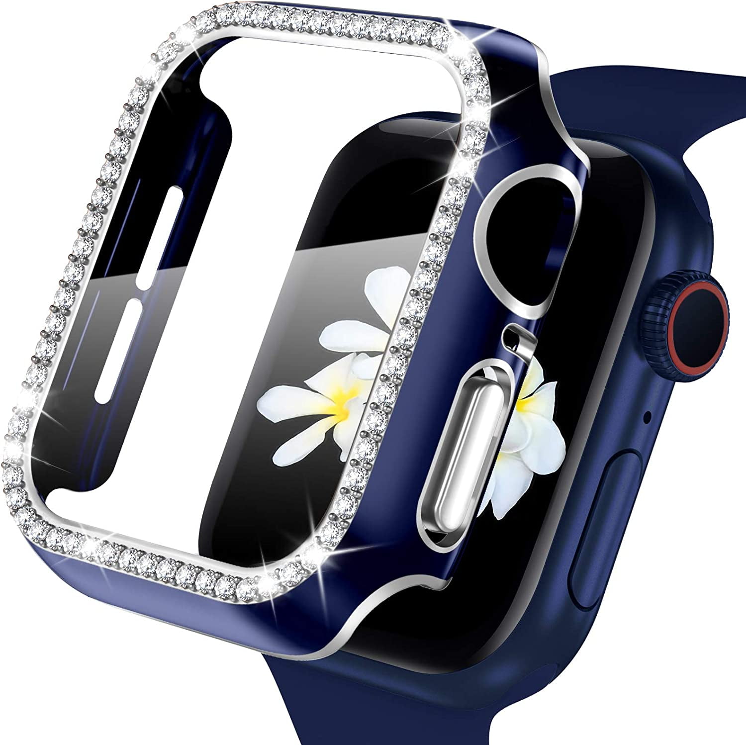 for Apple Watch case 40mm with Tempered Glass Screen Protector for ...