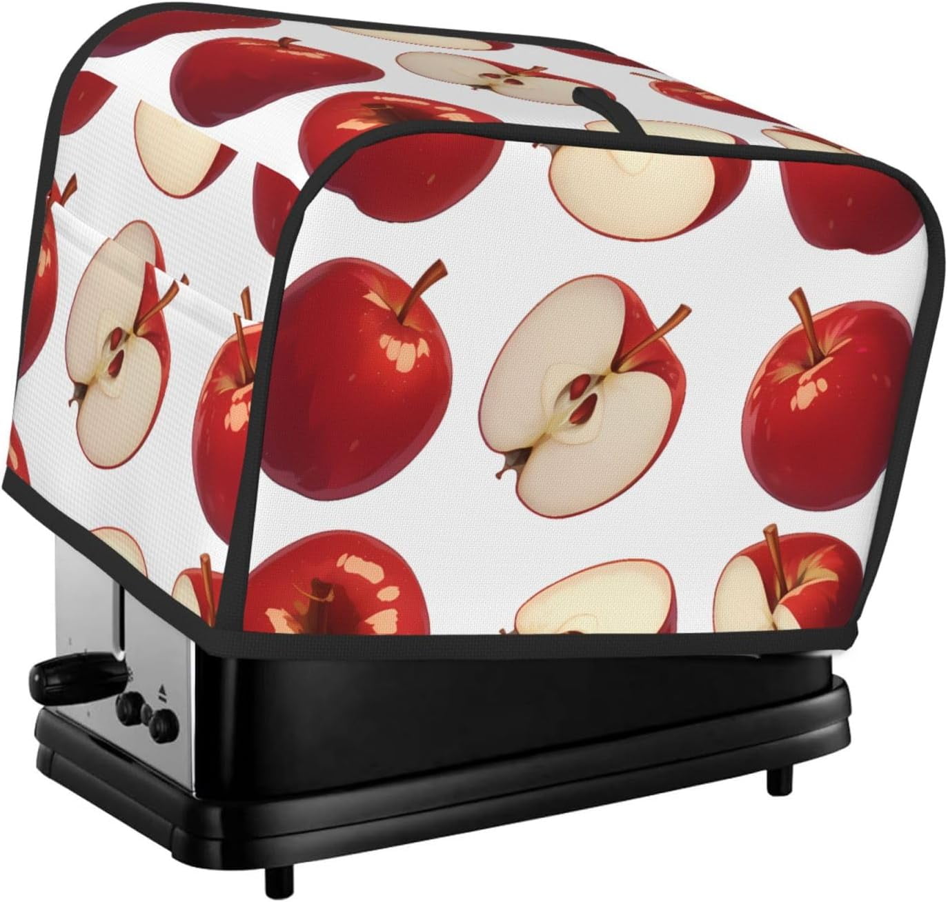 Apple Whole Half Grid Toaster Cover 2 Slice, Waterproof Oxford Fabric ...