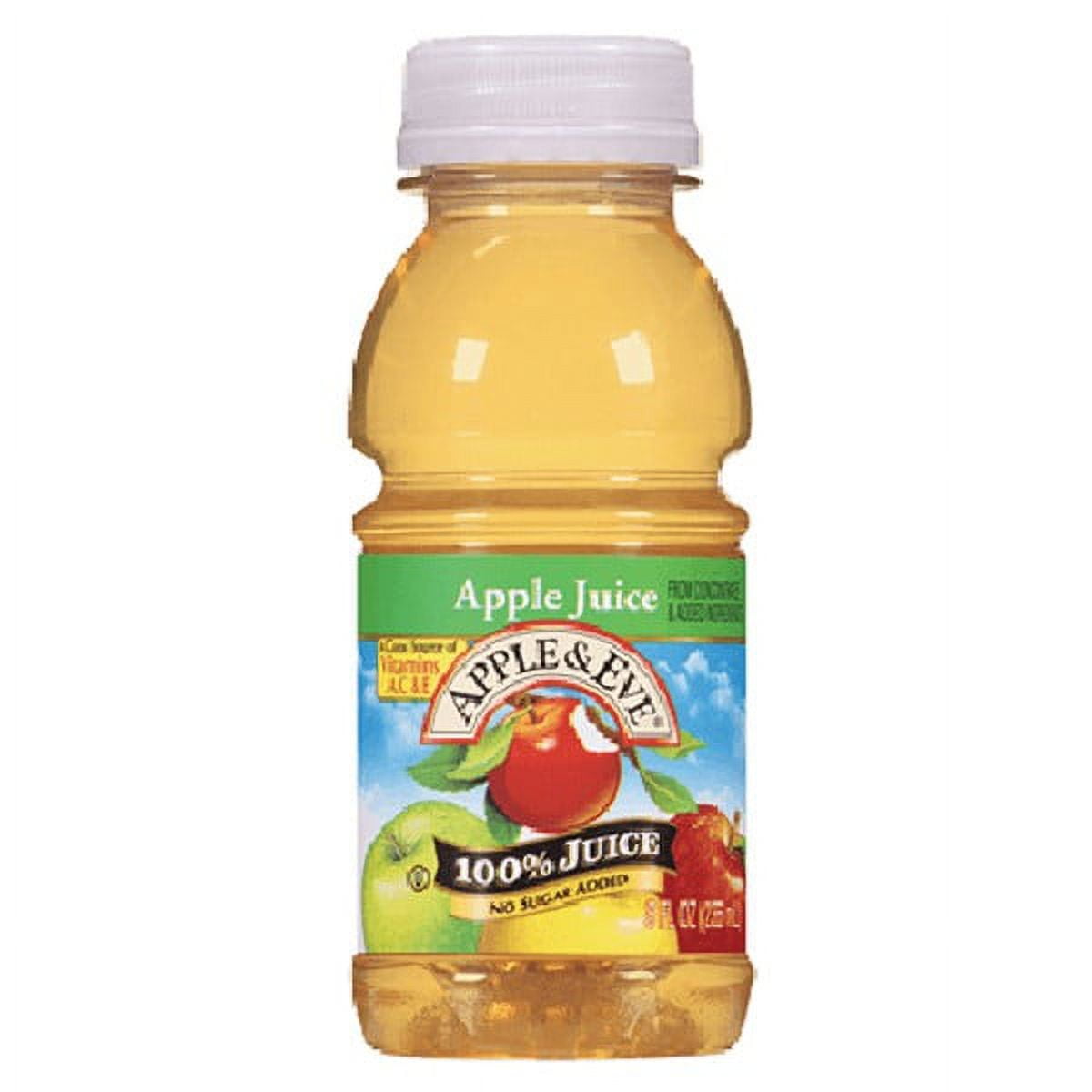 Apple & Eve Mini 100% Apple Juice 8 oz Plastic Bottles - Pack of 24 ...