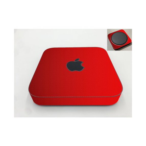 Apple iMac Mini M2 A2686 RED CARBON FIBER Laptop Skin - Walmart.com