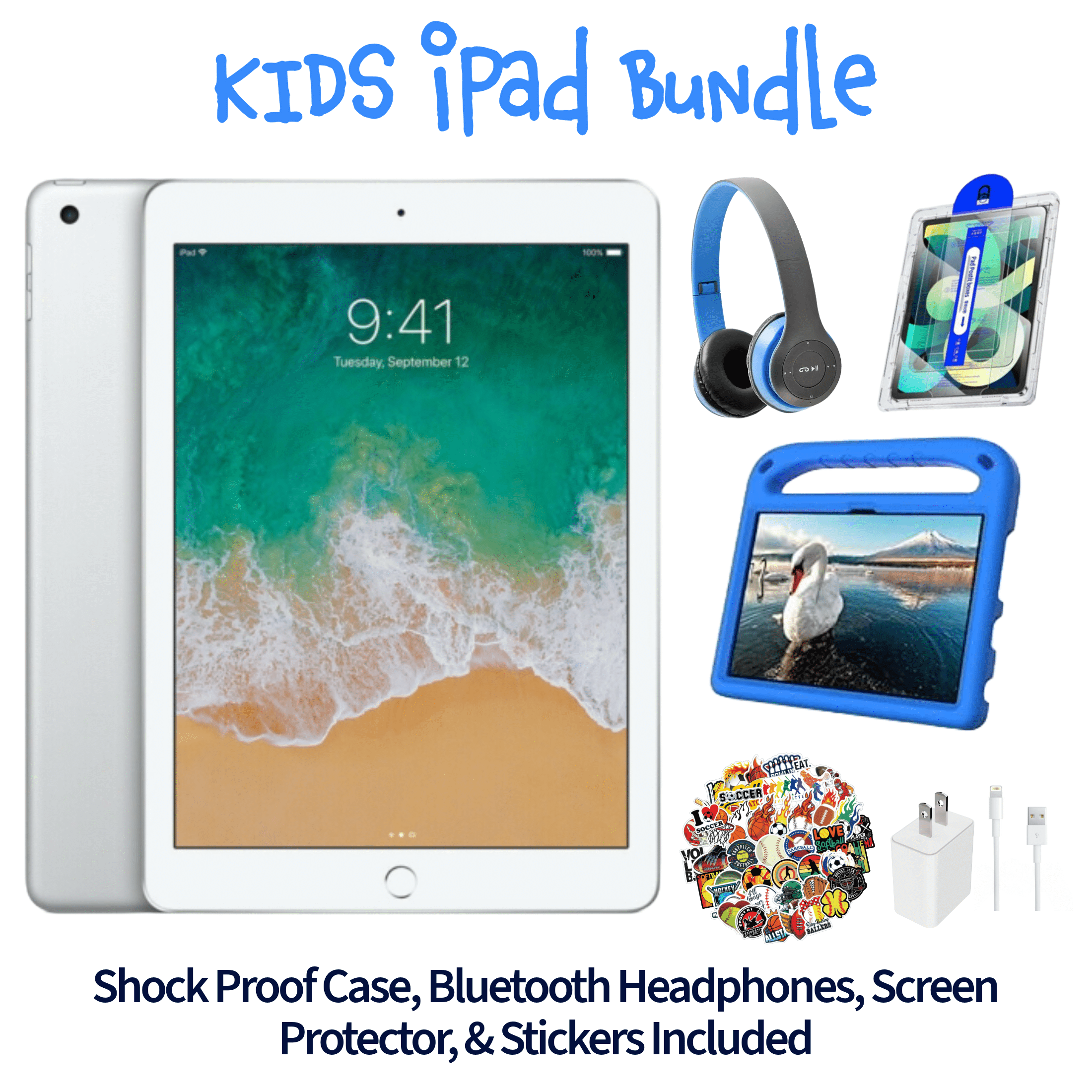 Apple iPad 5 9.7 inch 32GB Silver (Wi-Fi) with Shock Proof Case ...
