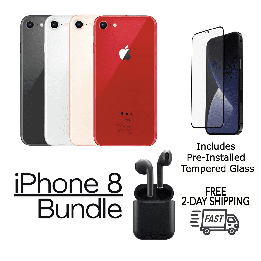 Pre-Owned Apple iPhone 8 A1863 (Fully Unlocked) 128GB Space Gray Bundle ...