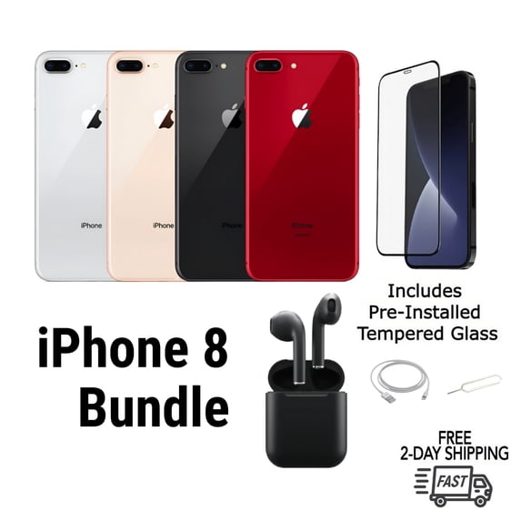 Pre-Owned Apple iPhone 8 (Unlocked) 256GB Space Gray (A1863) Bundle ...