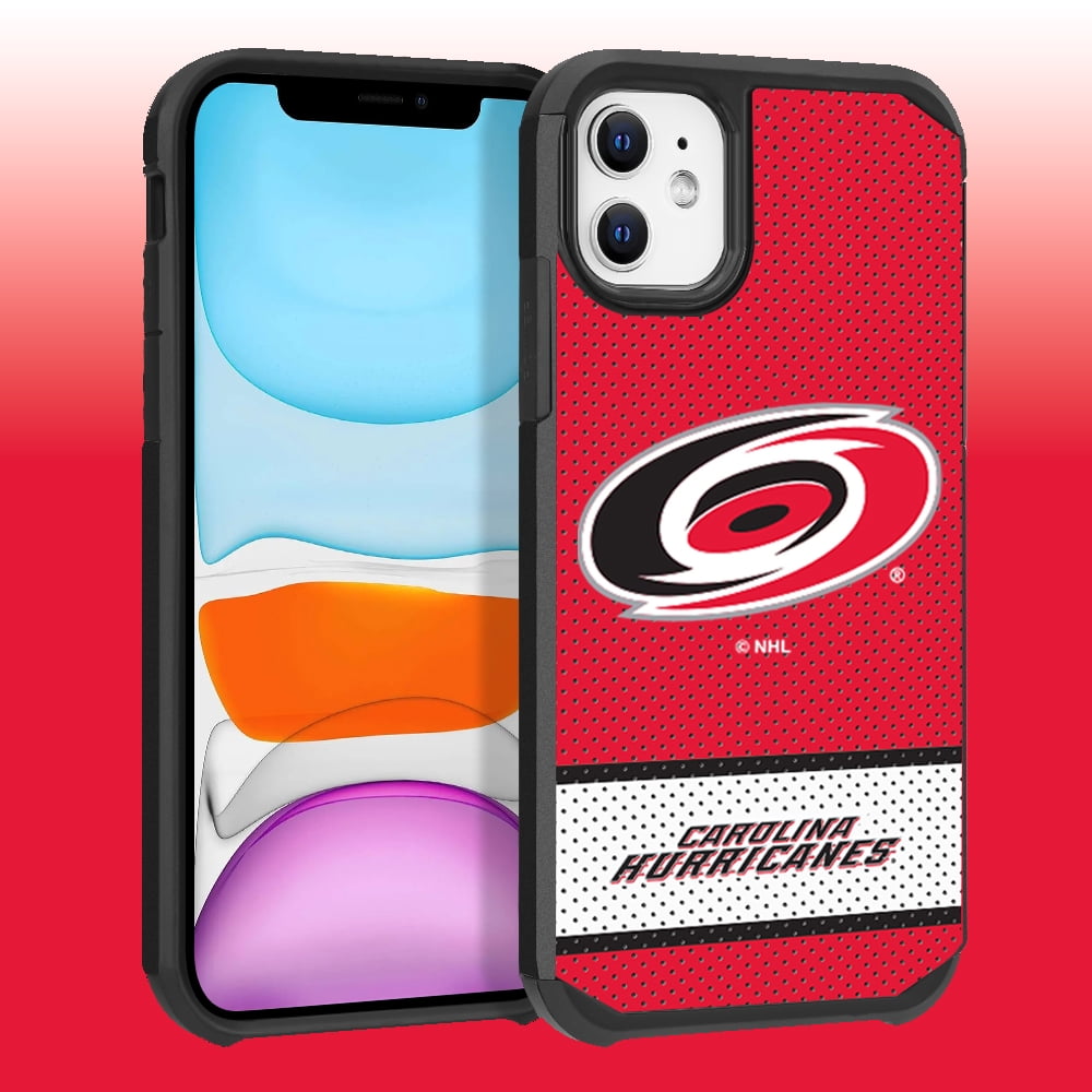 Apple iPhone 11 - NHL Licensed Carolina Hurricanes Team Logo on Jersey ...
