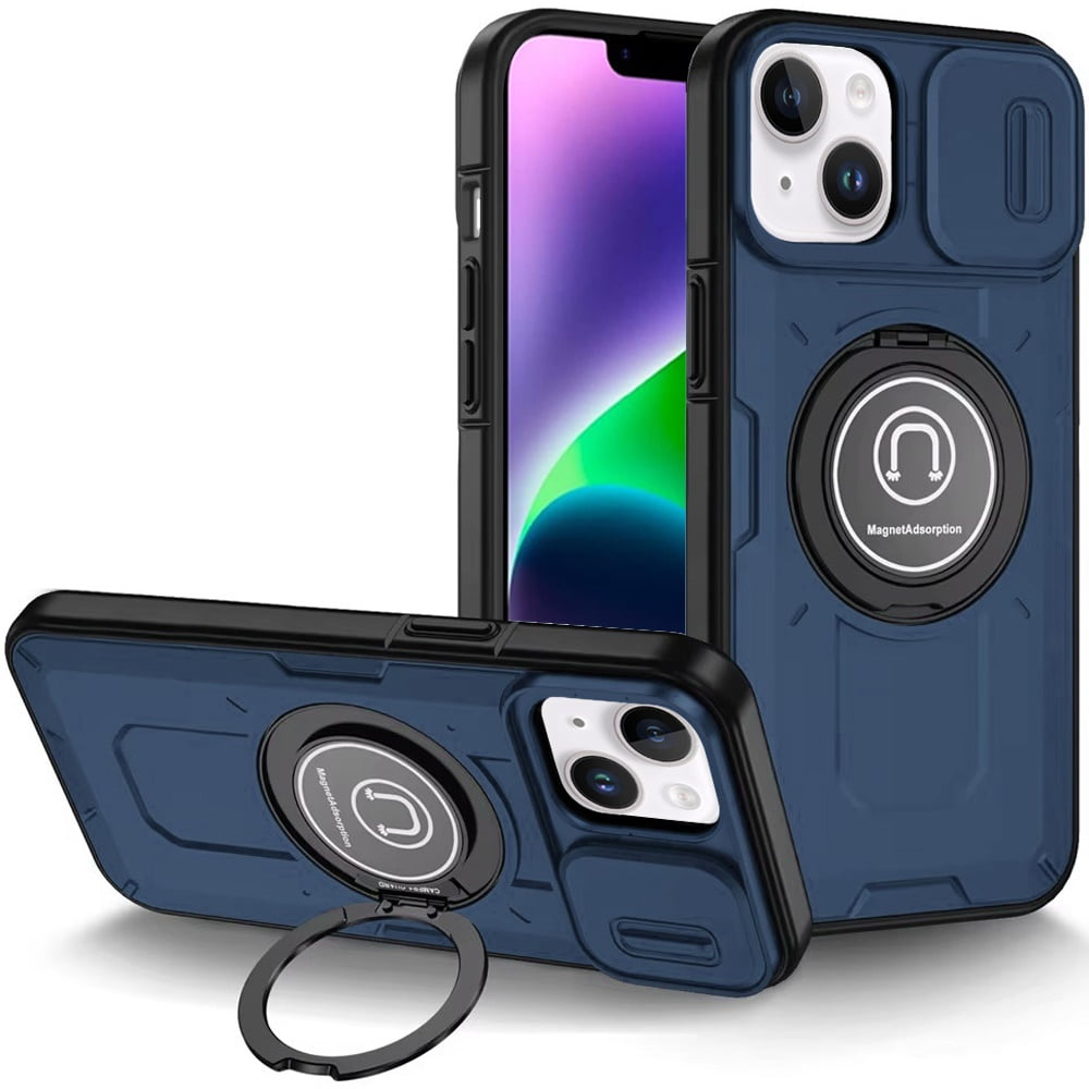 For Apple iPhone 12 /12 Pro Case, Build in Invisible Magnetic Ring ...