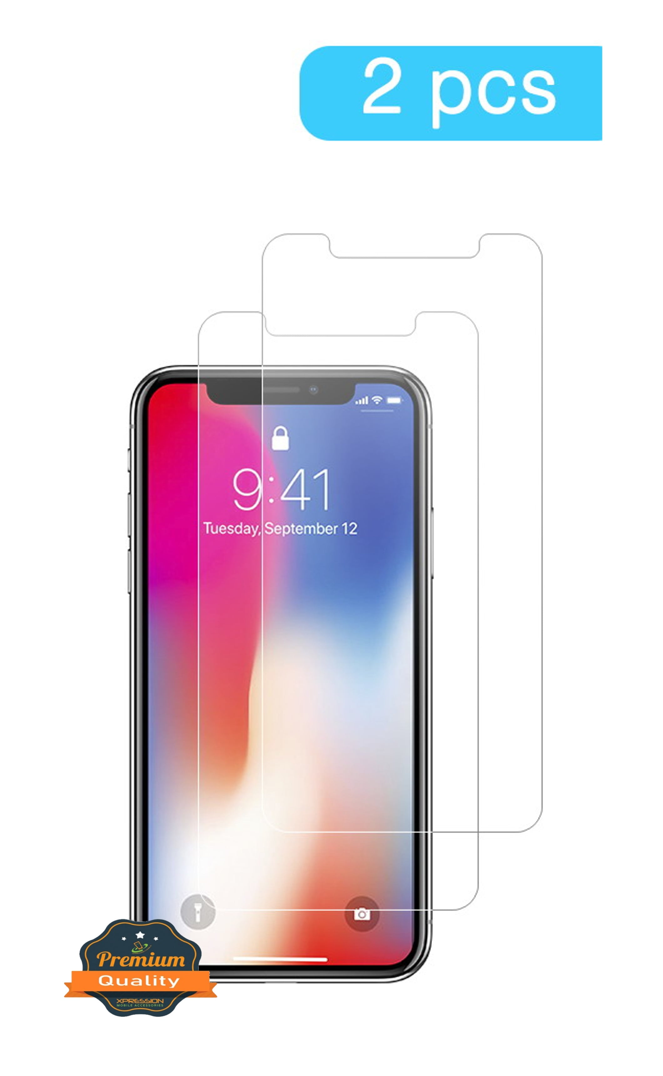Apple iPhone 12 Mini /5.4" [2 Pack] Tempered Glass Screen Protector ...