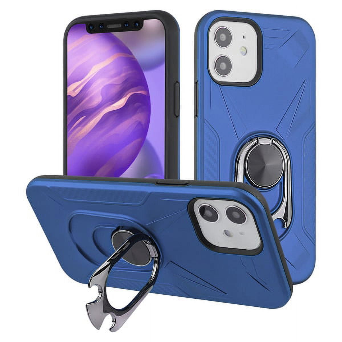 Apple iPhone 12 Mini /5.4" Phone Case Hybrid Dual Layers Armor Rugged ...