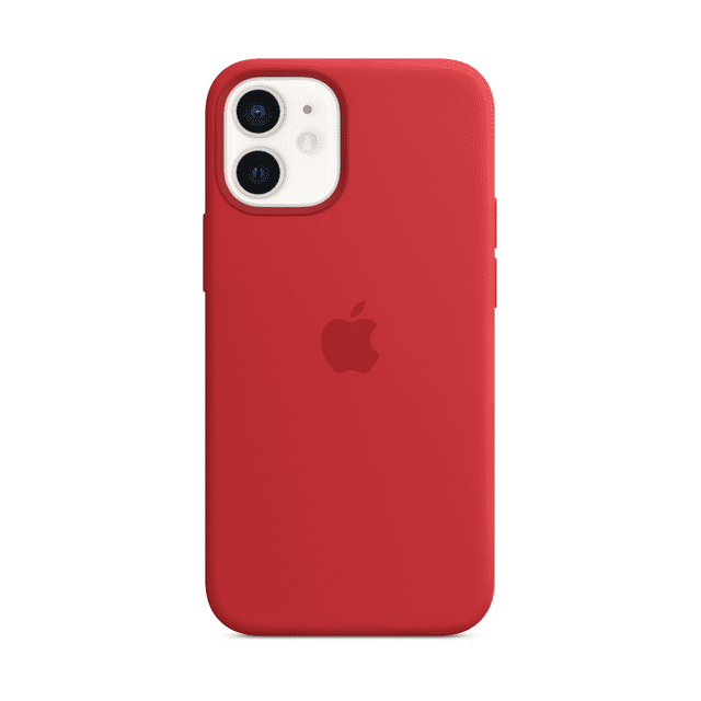 Apple iPhone 12 Mini Silicone Case with MagSafe - (Product) Red ...