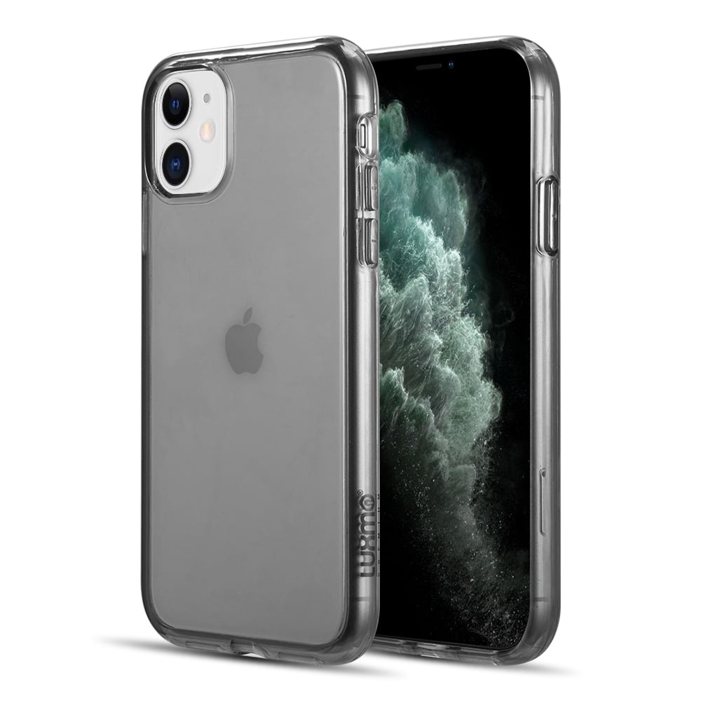 Apple iPhone 12 Pro, iPhone 12 /6.1" Phone Case Smoke Transparent Ultra ...