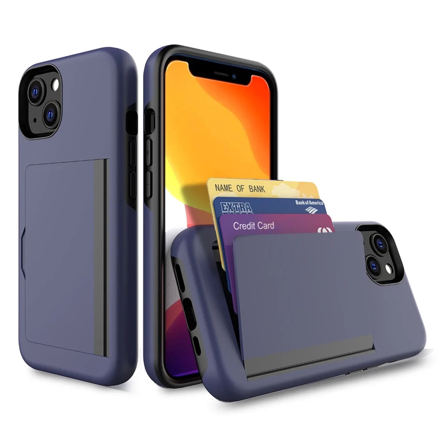 Apple iPhone 13 Dual-Layer Wallet Case - Walmart.com