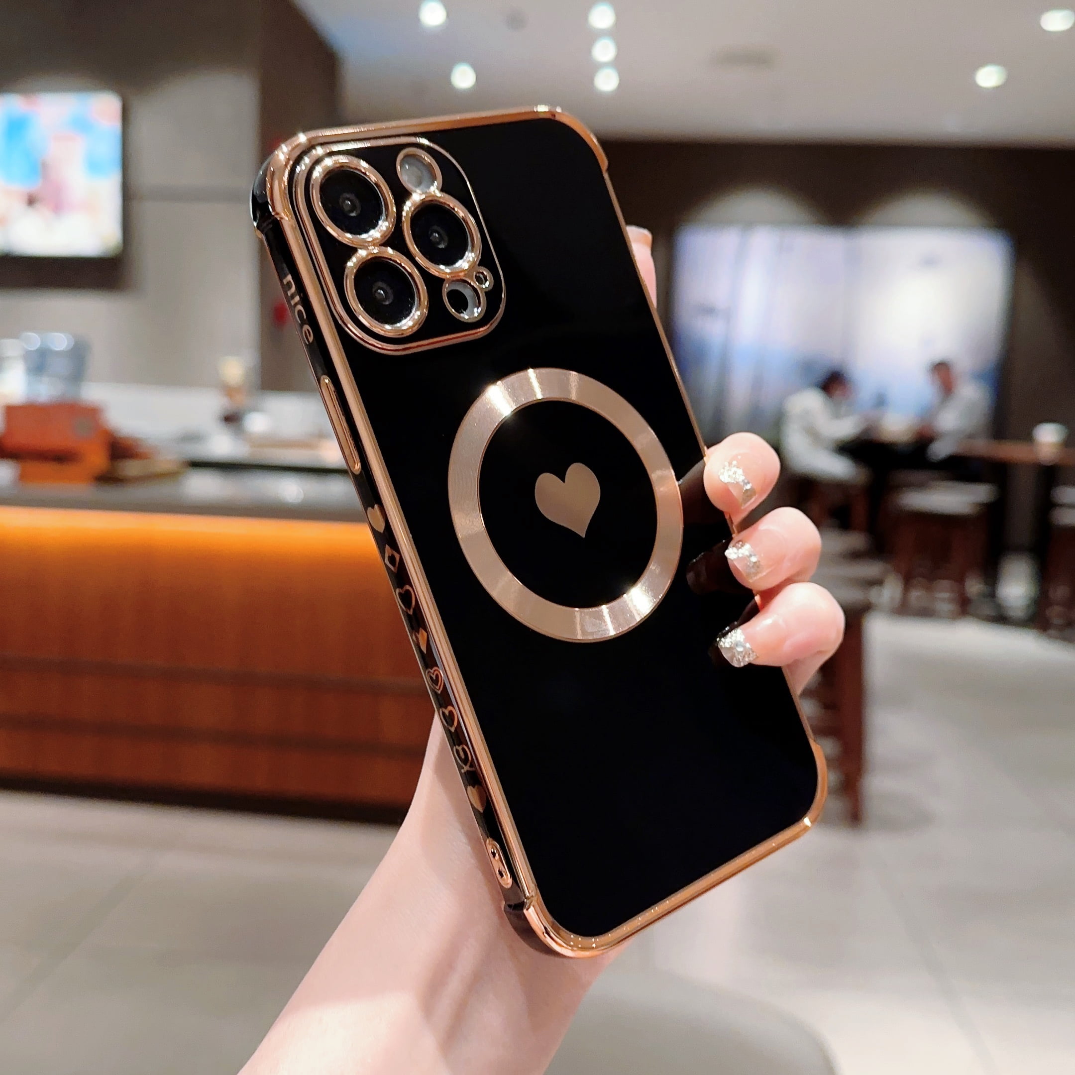 for Apple iPhone 13 Pro Max (6.7 inch) Cute Love Heart Pattern Case for ...