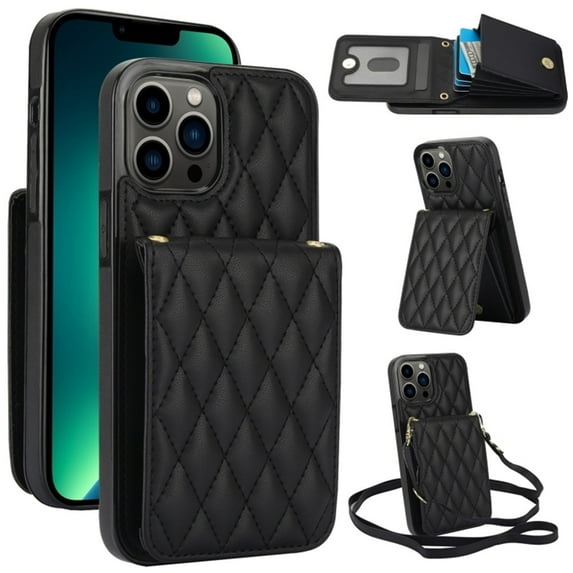 For Apple iPhone 13 Pro Max Argyle Pattern PU Leather RFID Blocking ...