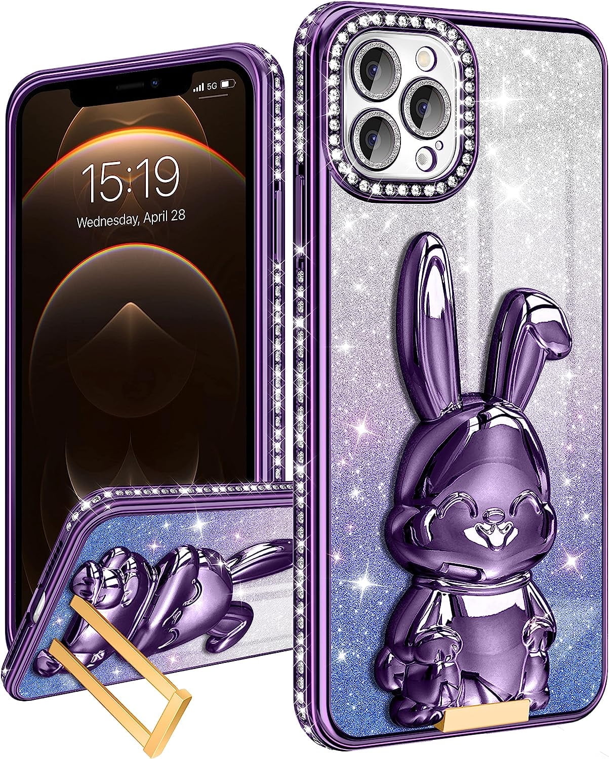 for Apple iPhone 13 Pro Max Phone Case Women Cute Funda Cover Girly ...