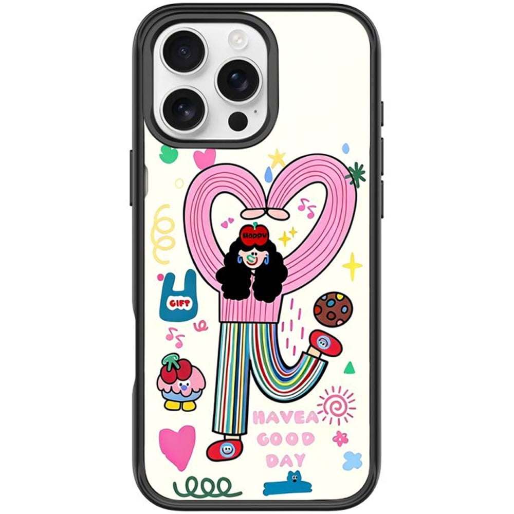 For Apple iPhone 15 Pro 6.1" Case ,Innovative Replaceable Magnetic Cute ...