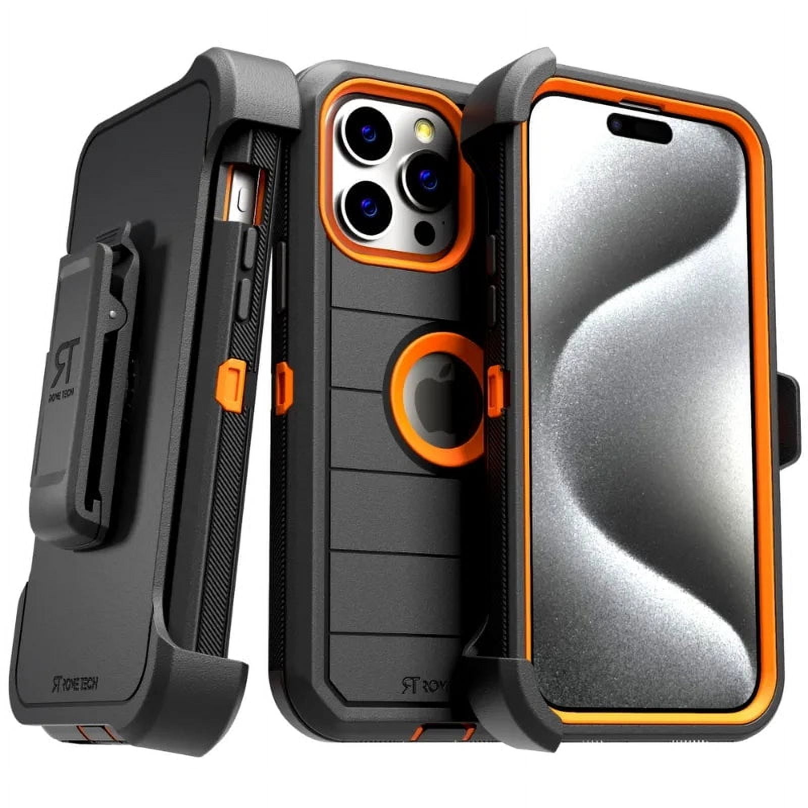 Rome Tech for Apple iPhone 15 Pro Max (2023) Case with Belt Clip ...