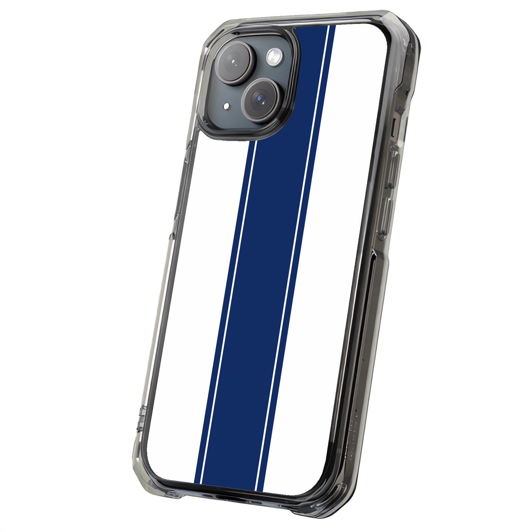 For Apple iPhone 15 Pro Max, MagSafe Rugged Case, Racing Stripe 8 Print ...