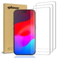 Apple iPhone 15 Tempered Glass Screen Protector 9 Per Pack - Walmart.com