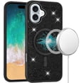 For Apple iPhone 16 Plus (6.7") Diamond Sparkly Bling Design Rhinestone ...