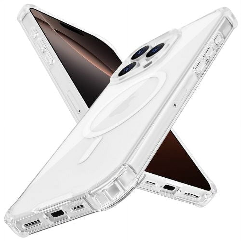 Apple iPhone 16 Pro Max - Clear Case with MagSafe, PC Hard Back with ...