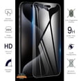Apple iPhone 16 Pro Max (6.9") Clear Tempered Glass Screen Protector HD ...