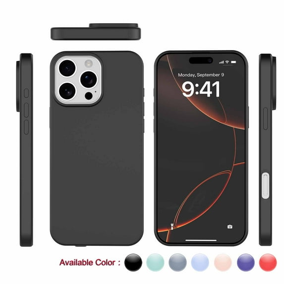 Apple iPhone 16 Pro Max Shockproof Silicone Case, Rugged Soft Gel ...