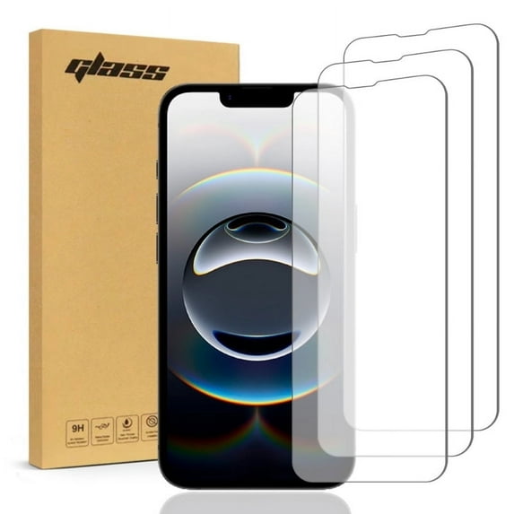 Rome Tech Apple iPhone 16e Screen Protector, 2.5D Tempered Glass, 3 ...