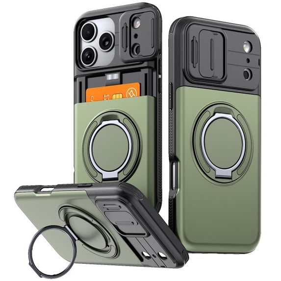 For Apple iPhone 17 Pro Max Phone Case With Finger Ring Holder ...