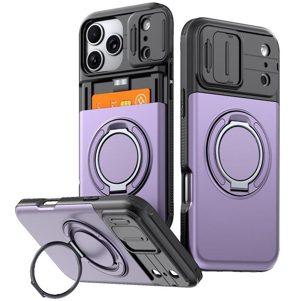 For Apple iPhone 17 Pro Max Phone Case With Finger Ring Holder ...
