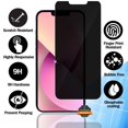 For Apple iPhone 17 Pro Max Tempered Glass Privacy Screen Protector ...