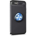 for Apple iPhone 7/8 Case,360 Degree Rotation Invisible Metal Ring ...