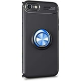 for Apple iPhone 7/8 Case,360 Degree Rotation Invisible Metal Ring ...