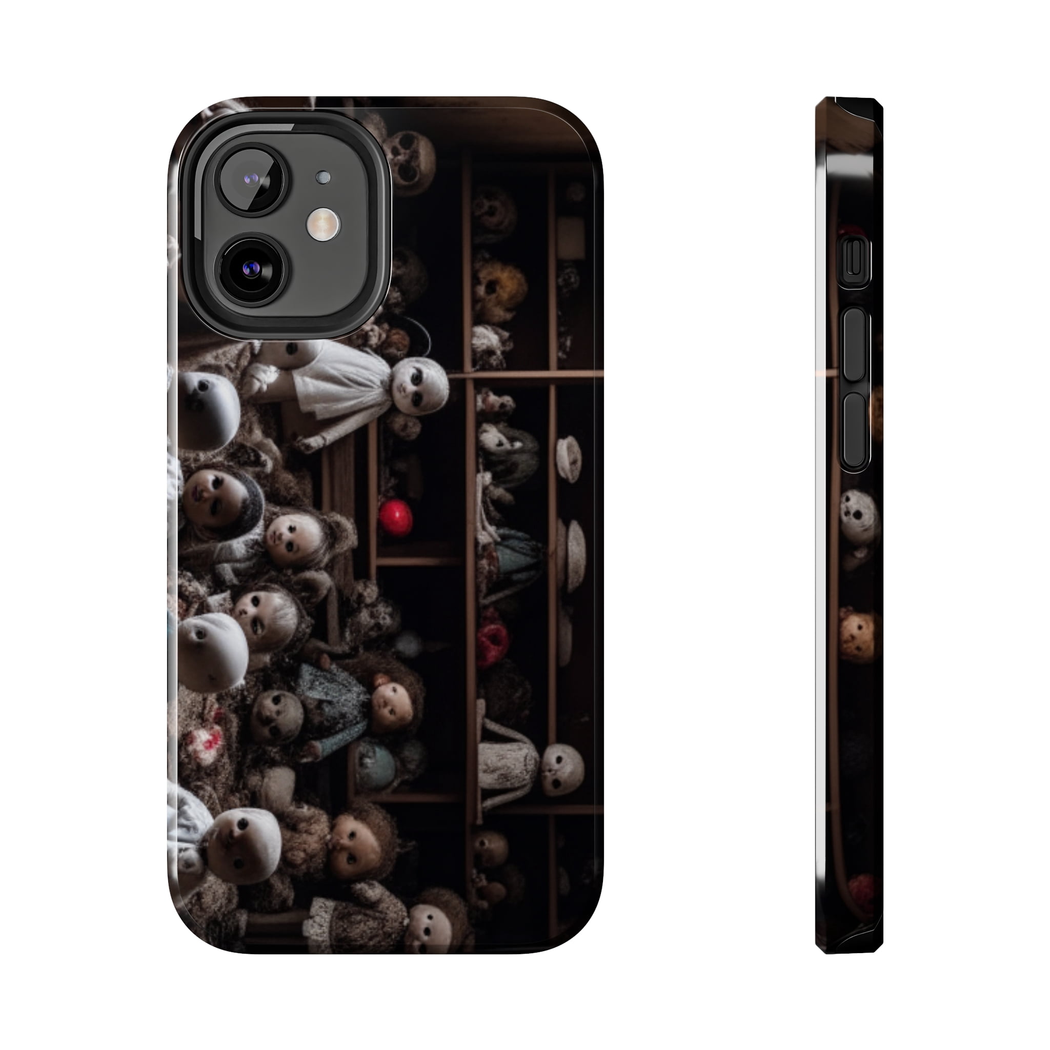 Apple iPhone 7 8 X 11 12 13 14 Spooky Baby Dolls Creepy Tough Phone ...