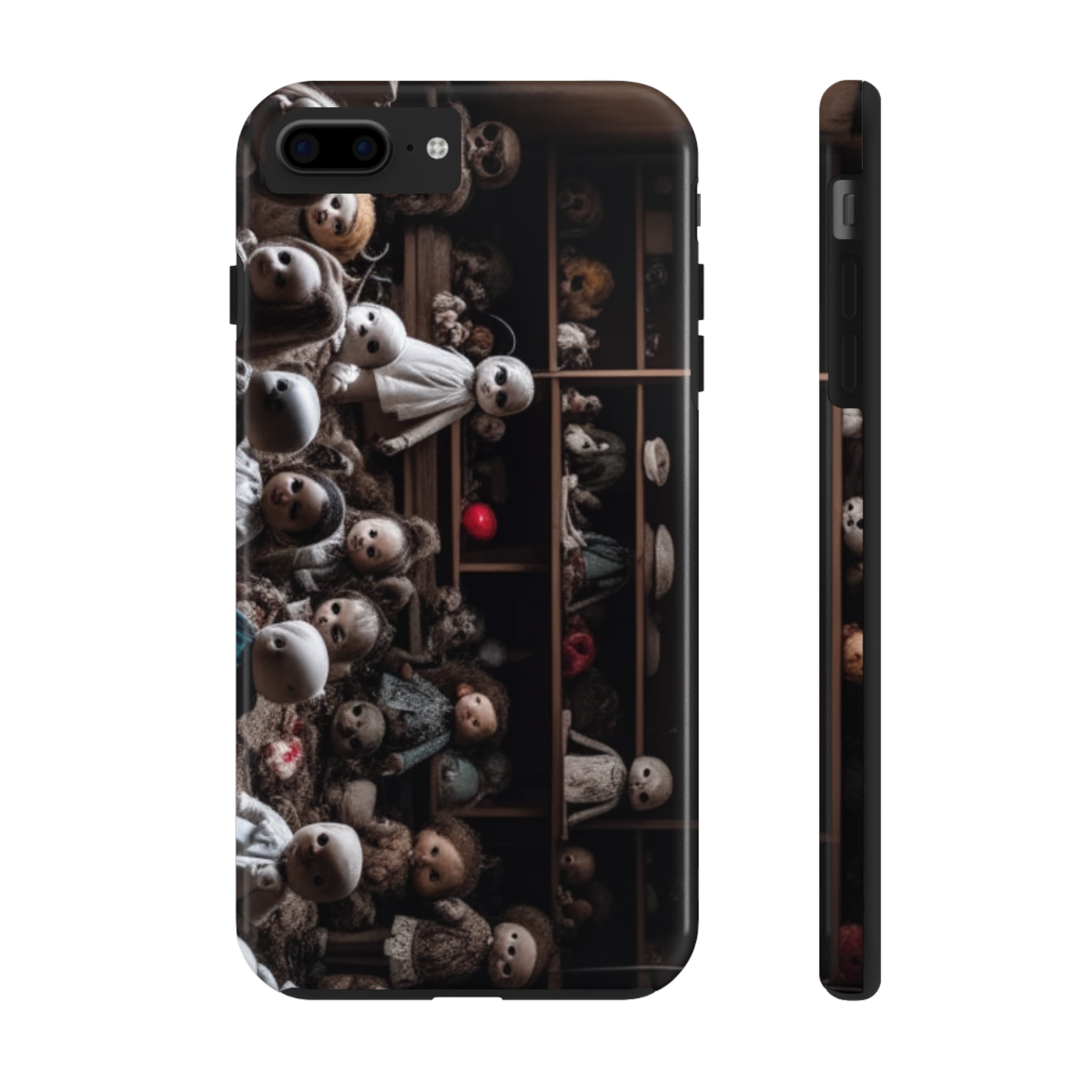Apple iPhone 7 8 X 11 12 13 14 Spooky Baby Dolls Creepy Tough Phone ...