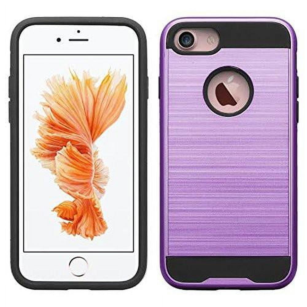 Apple iPhone 7 Case, Slim Hybrid Dual Layer Shock Resistant Armor Case ...