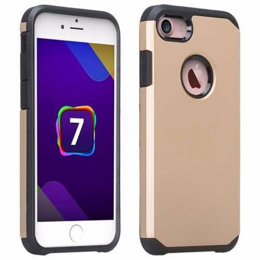 Apple iPhone 8 Case Cover, Slim Hybrid Dual Layer Shock Resistant Case ...