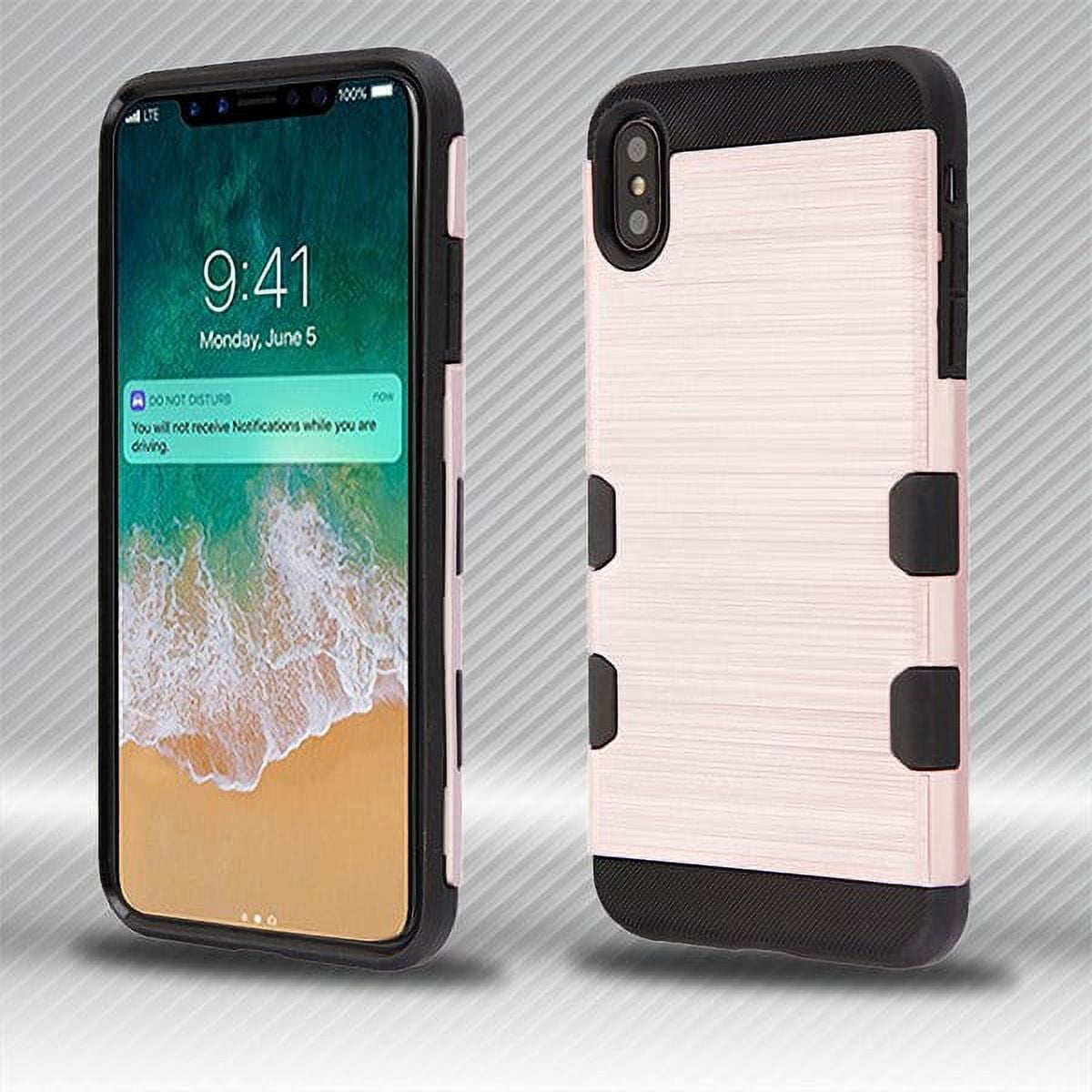Apple iPhone Xs Max (6.5 in) Phone Case Tuff Hybrid Shockproof Impact ...